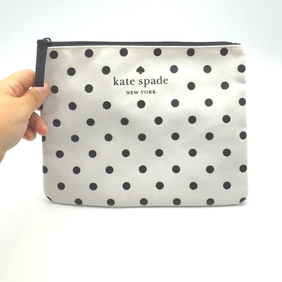kate spade | Bags | New Kate Spade Canvas Pouch | Poshmark